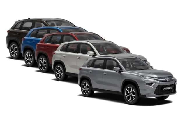 Toyota Urban Cruiser Hyryder All Colors Detailed In Images