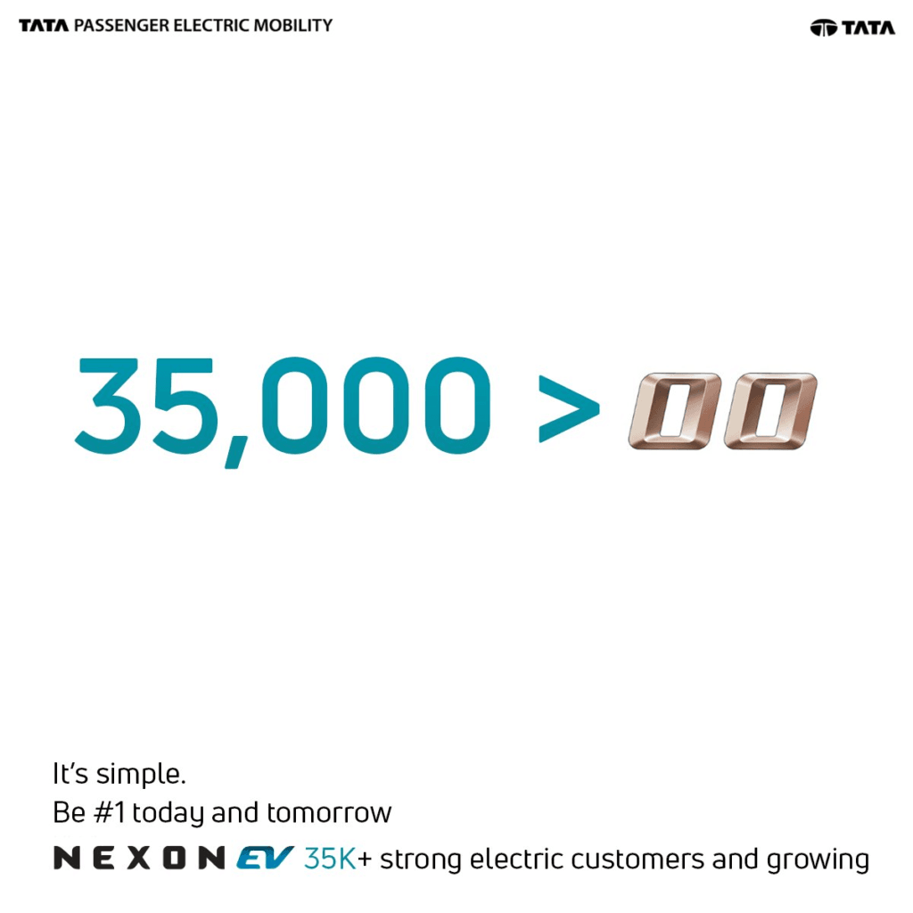 Tata Takes A Dig At Mahindra As Nexon EV Sales Cross 35,000 Mark - GaadiFy