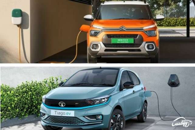 Citroen eC3 vs Tata Tiago EV - Specs and Features Comparison