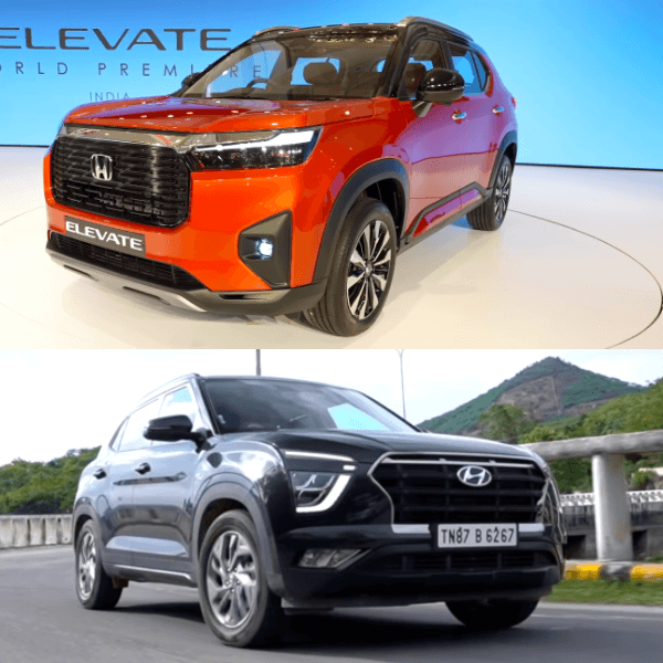 Honda Elevate vs Hyundai Creta - Specs and Feature Comparison