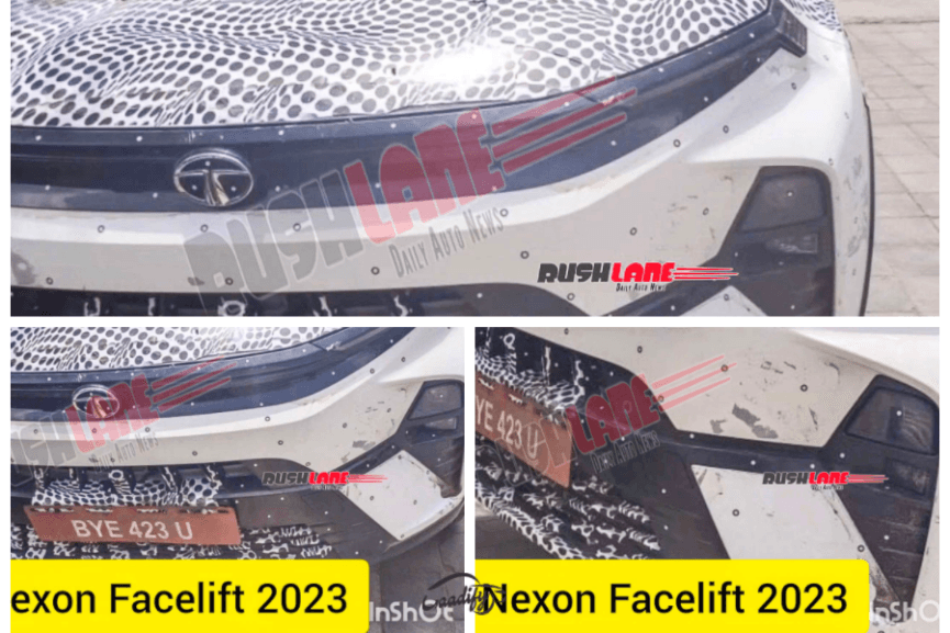 Tata Nexon Facelift Front Design Leaked - GaadiFy