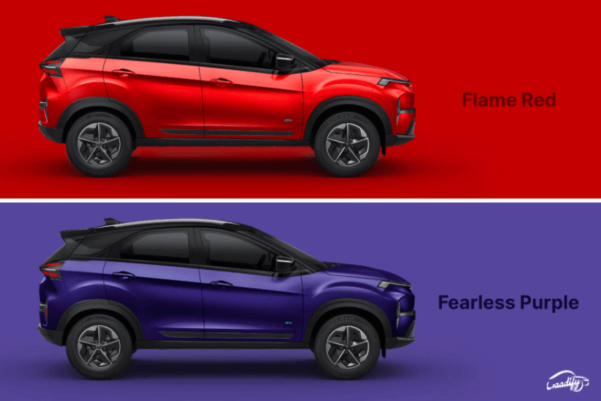 Tata Nexon.ev All Colours Detailed In Images - GaadiFy
