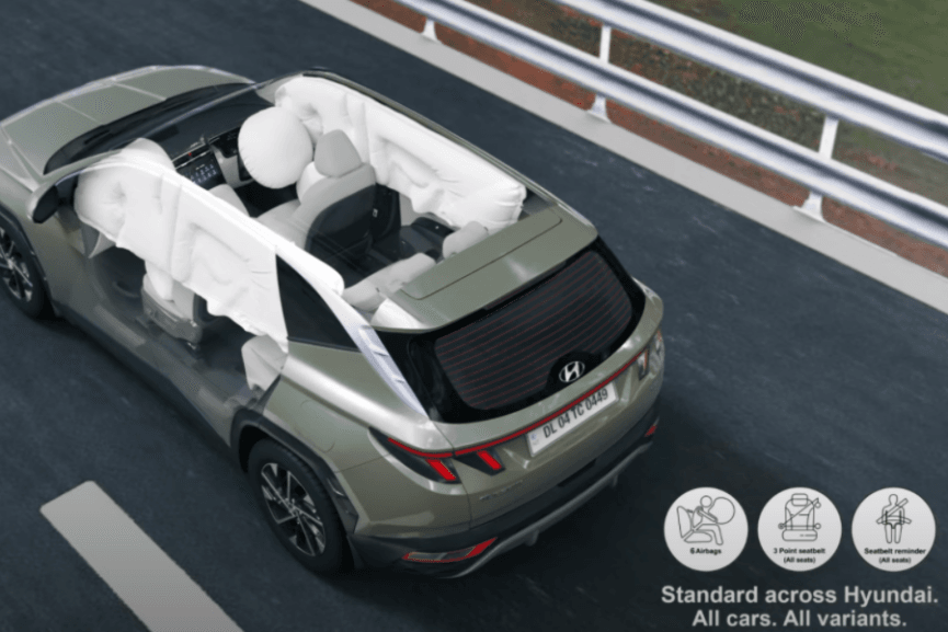 Six Airbags Now Standard In All Hyundai Cars - GaadiFy