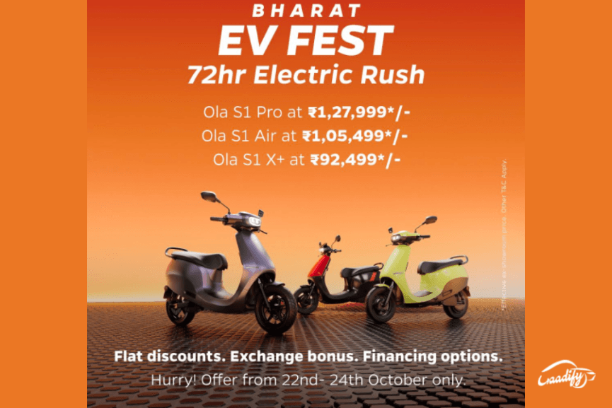 Ola Electric Announces Huge Discounts and Offers On Its Scooters - GaadiFy