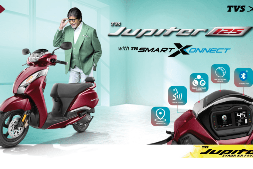 TVS Jupiter 125 SmartXonnect Launched At Rs 96,855 - GaadiFy