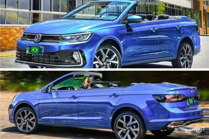 Topless Thrills: Volkswagen Virtus Convertible Unveils In Brazil