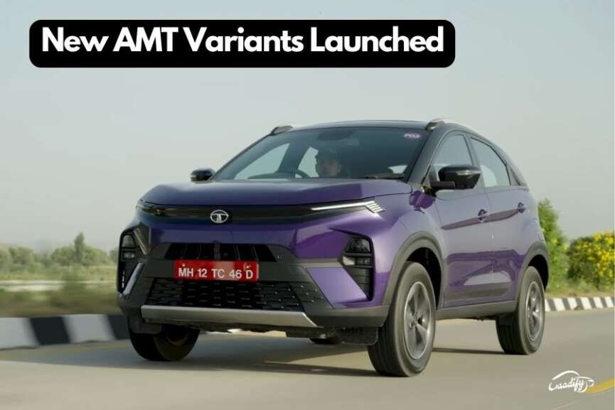 Tata Nexon Gets Five New AMT Variants - Smart+, Pure, Pure S