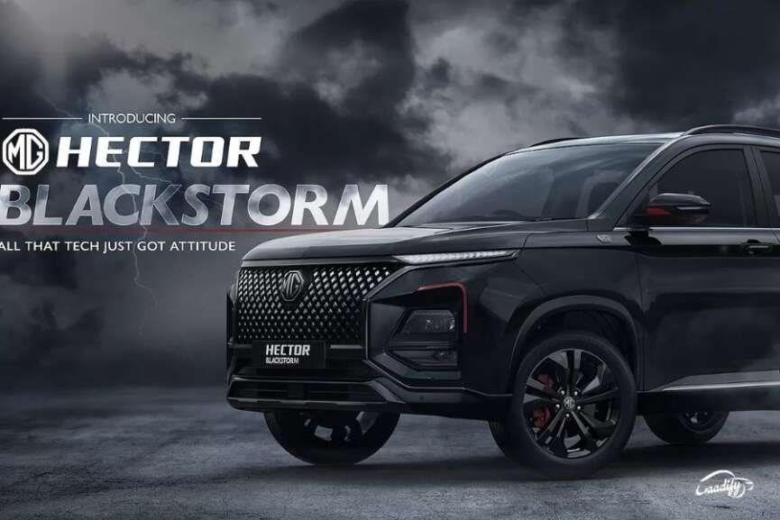 MG Hector, Hector Plus Blackstorm Edition Launched - GaadiFy