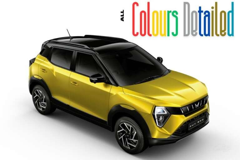 Mahindra XUV 3XO All Colour Options Detailed - GaadiFy
