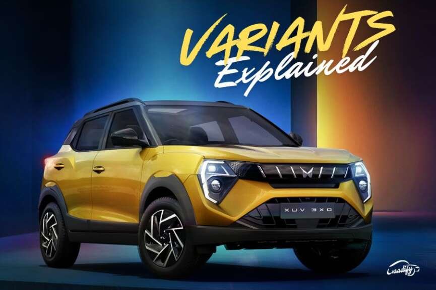 Complete Guide to Mahindra XUV 3XO Variants - MX1, MX2, MX3, AX5, AX7