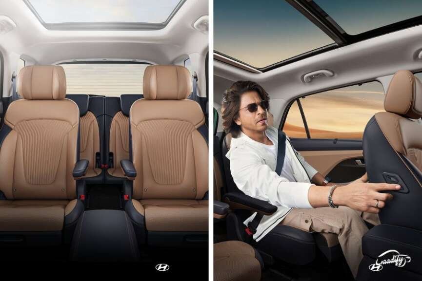 2024 Hyundai Alcazar Interior and New Features Revealed - GaadiFy