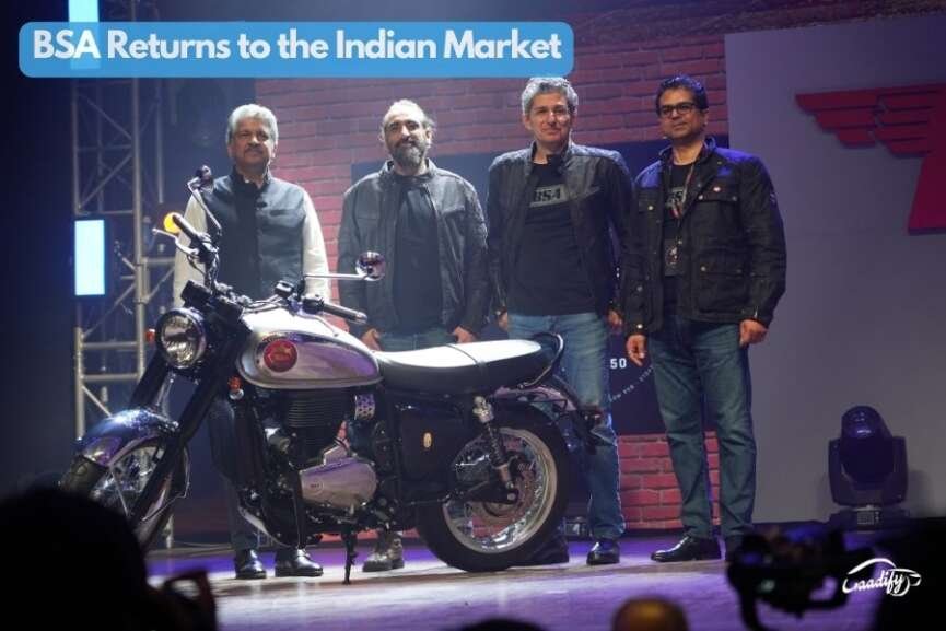 BSA Gold Star 650 Launched In India At Rs 3 Lakh - GaadiFy