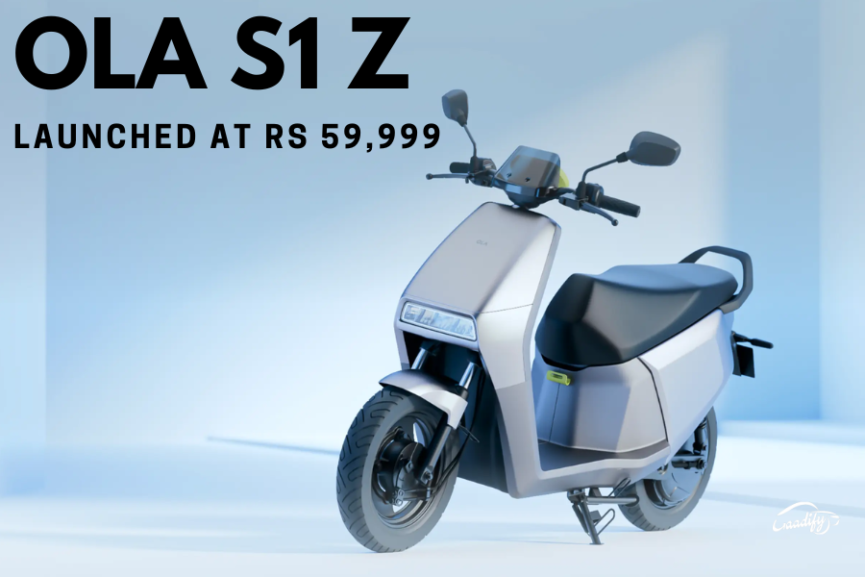 Ola S1 Z Launched With Portable Battery At Rs 59,999 - GaadiFy