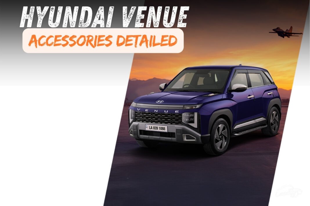 2025 Hyundai Venue Accessories Revealed With Prices - GaadiFy
